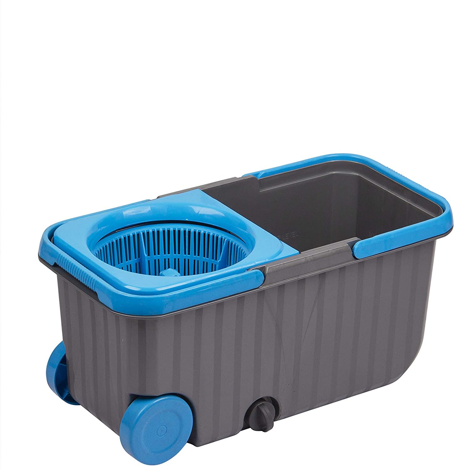 Effortlessly Clean with Polyset Dual Mop Bucket on Wheels and 360° Self ...